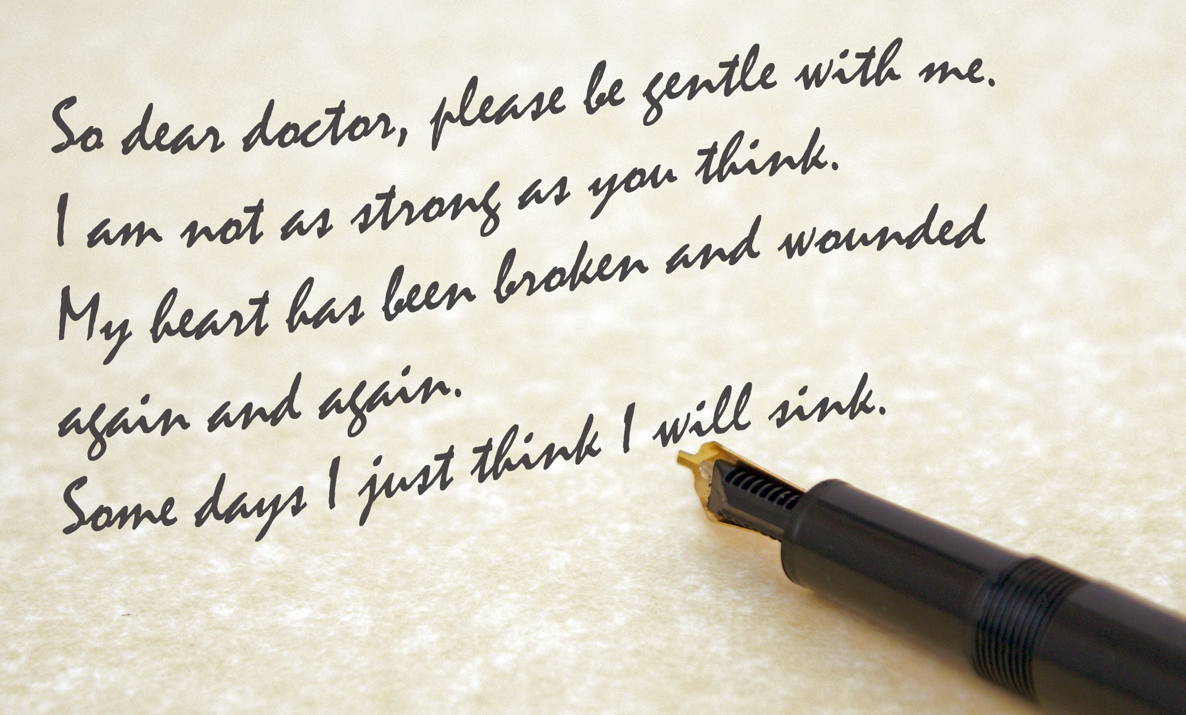 Dear Doctor, From Your Naked Patient | Becky Hill's Blog